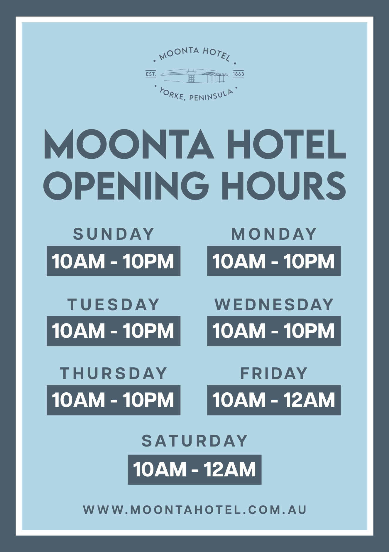 What's On - Moonta Hotel